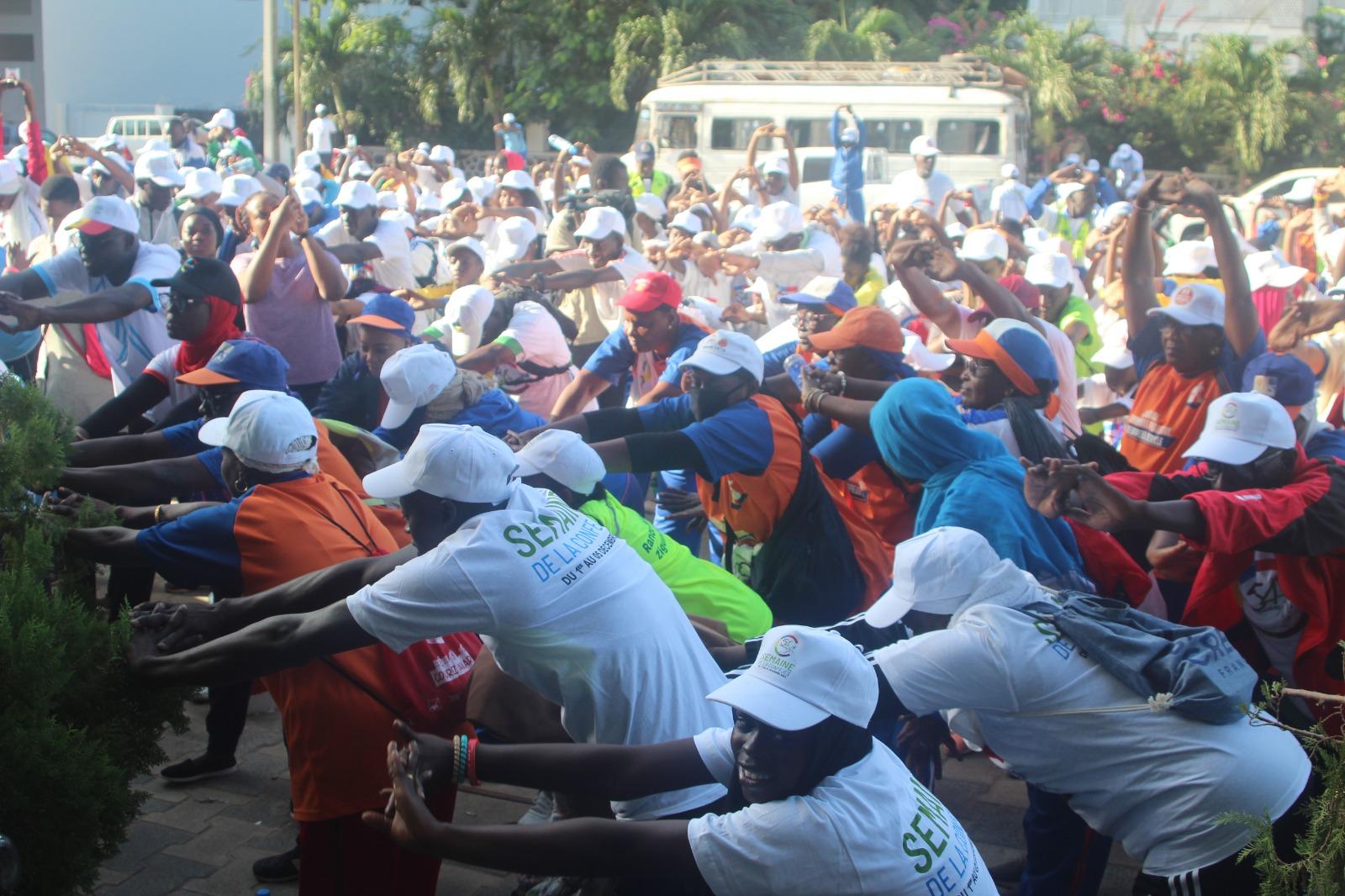 Randonnée Pédestre : près de 1000 participants pour célébrer les 54 ans de la CONFEJES