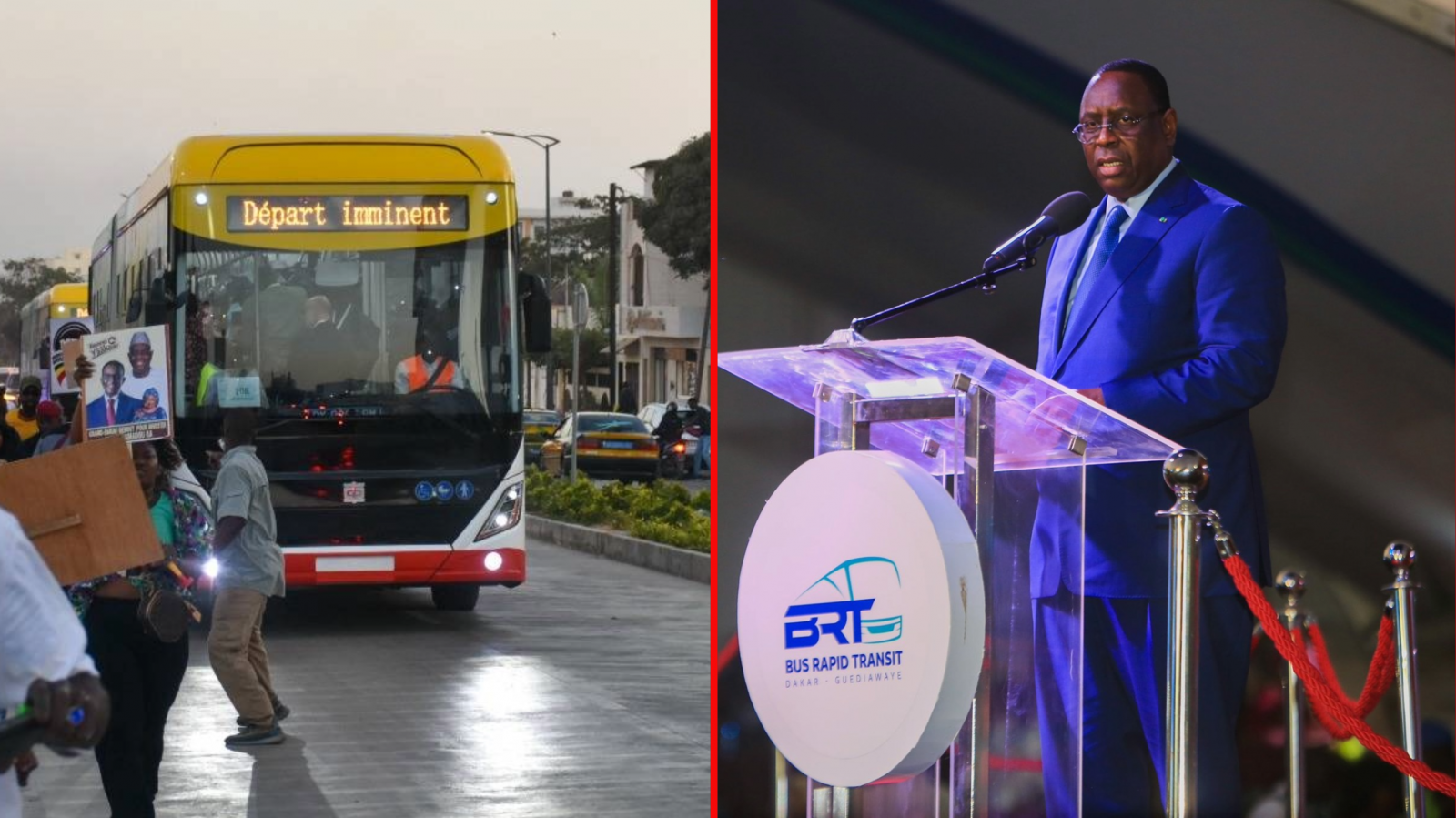 DIRECT - Suivez la cérémonie d'inauguration du BRT